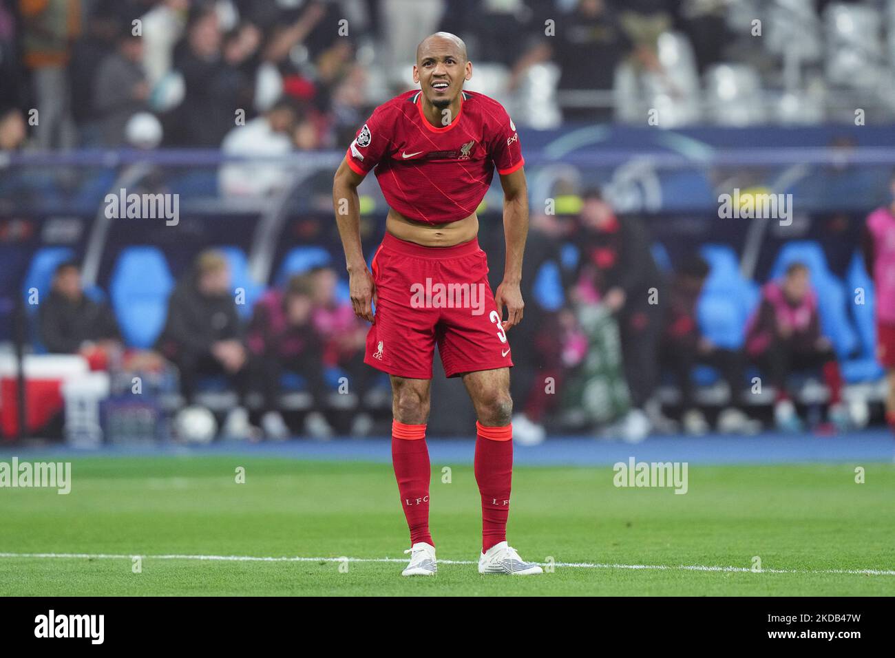 Fabinho of Liverpool FC looks disappointed after loosing the UEFA ...