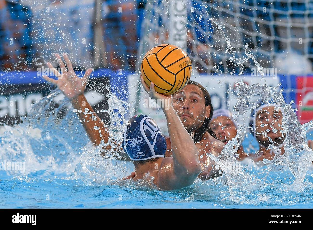 Stefano Luongo (AN Brescia) - Gonzalo Echenique (Pro Recco) during the ...