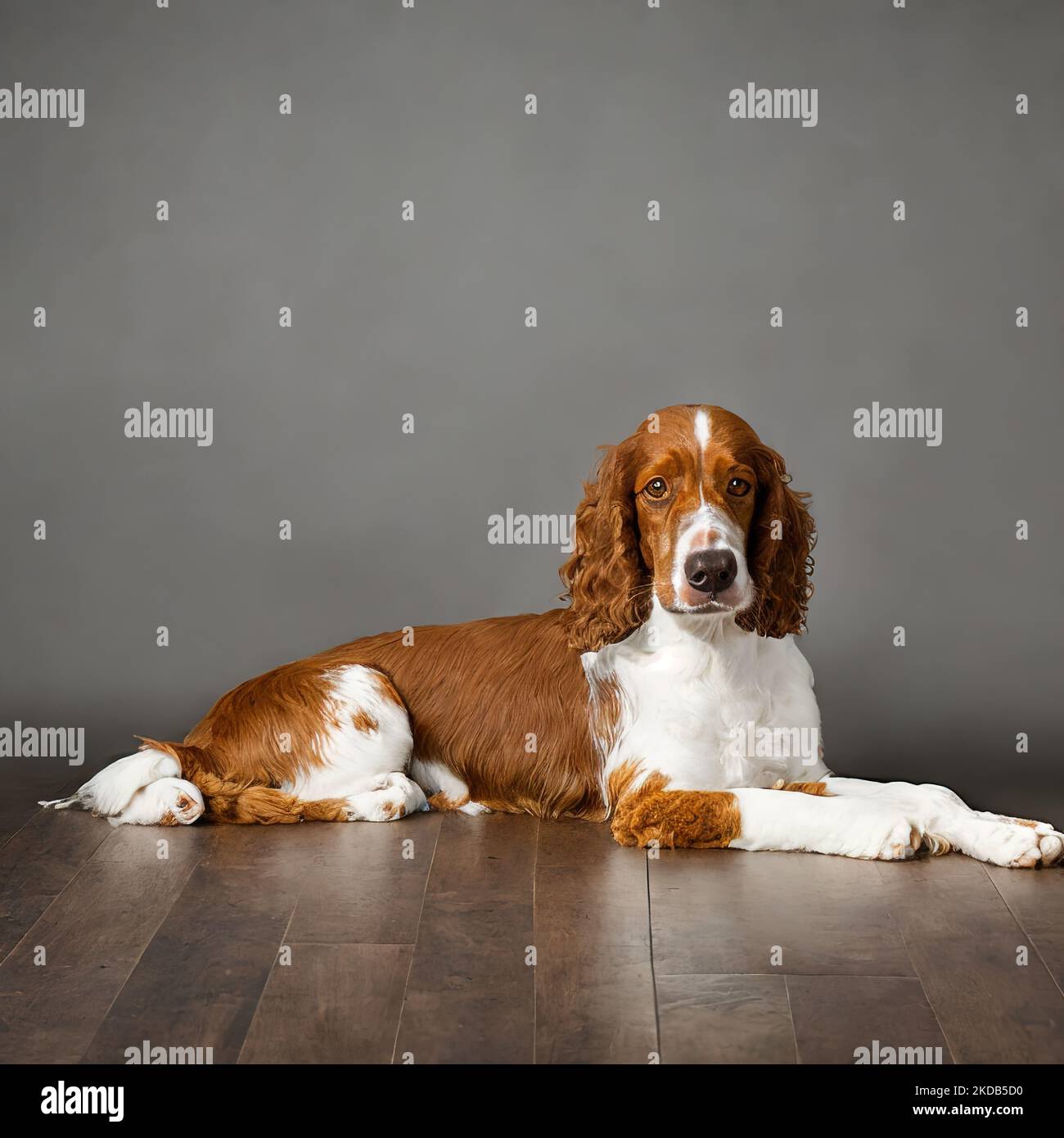 Welsh springer spaniel isolated hi-res stock photography and images - Alamy