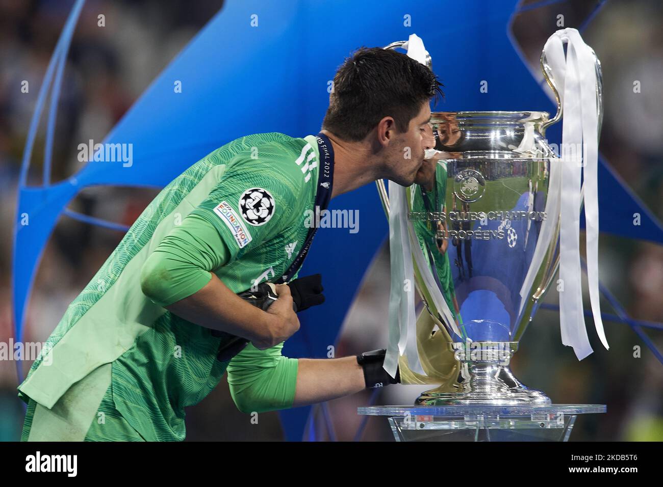 Courtois champions league trophy hi-res stock photography and images ...