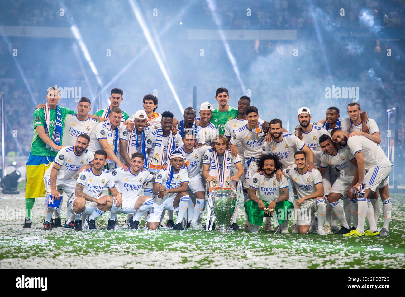 Players of Ral Madrid during open media day Real Madrid at Ciudad ...