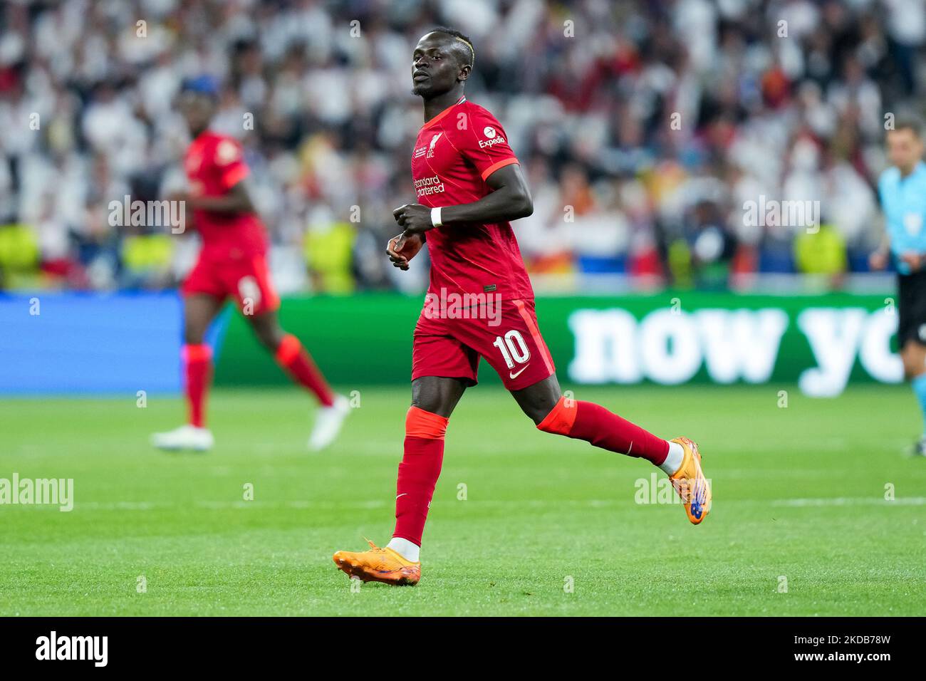 Sadio Mane' of Liverpool FC looks on during the UEFA Champions League ...
