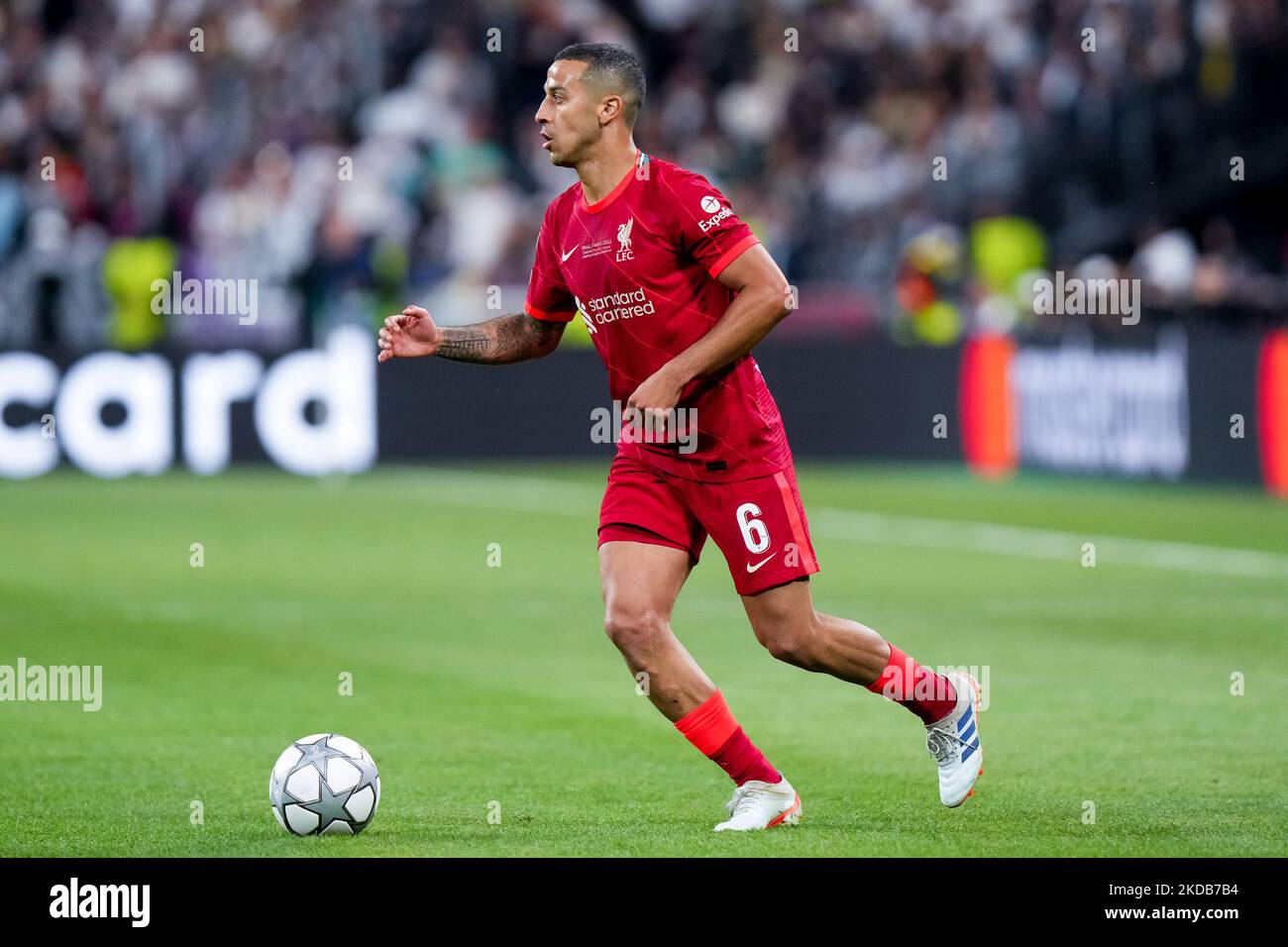 Thiago Alcantara of Liverpool FC during the UEFA Champions League Final ...