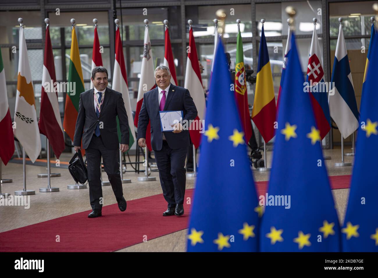Viktor orban flags hi-res stock photography and images - Alamy