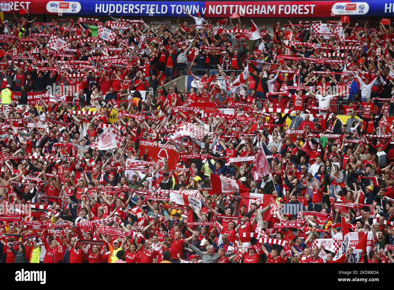 Nottingham Forest Fansduring Championship Play -Off Final between ...