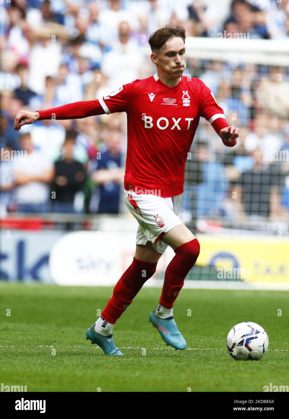 James Garner (on loan from Manchester United) of Nottingham Forest ...