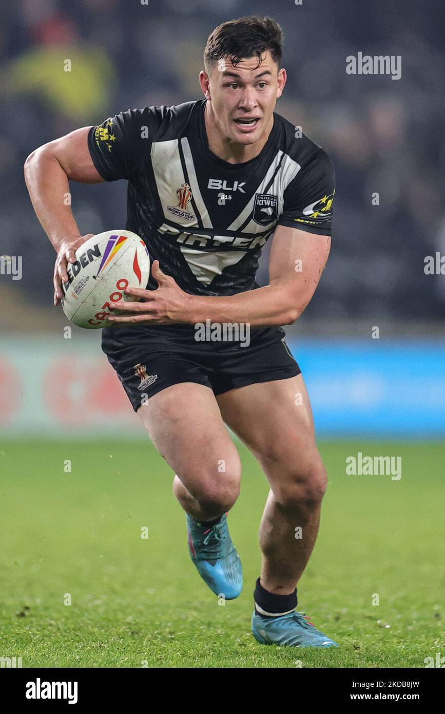 Hull, UK. 05th Nov, 2022. Joseph Manu of New Zealand during the Rugby ...