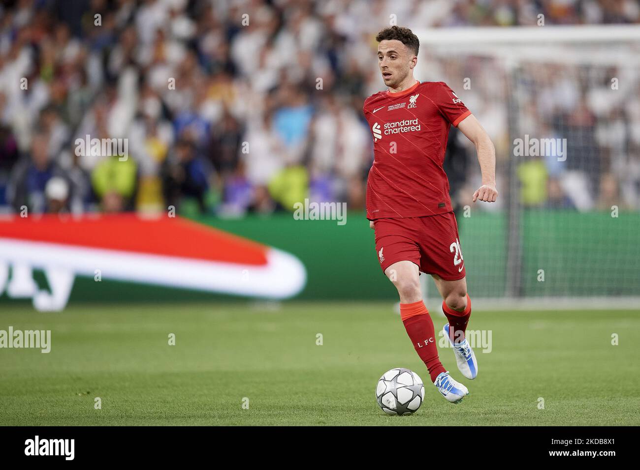 Diogo Jota of Liverpool in action during the UEFA Champions League ...
