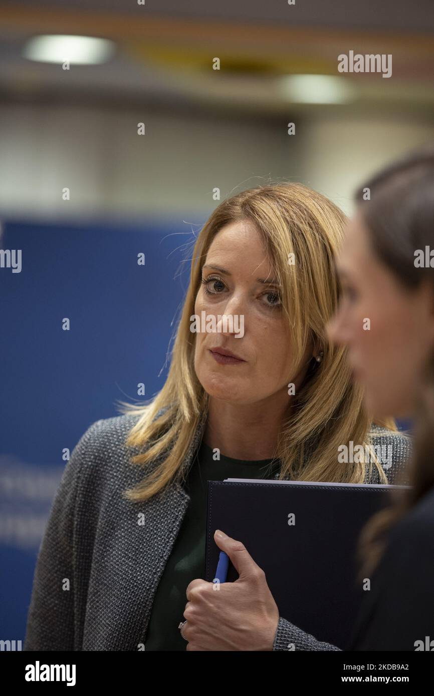 Roberta metsola president hi-res stock photography and images - Alamy
