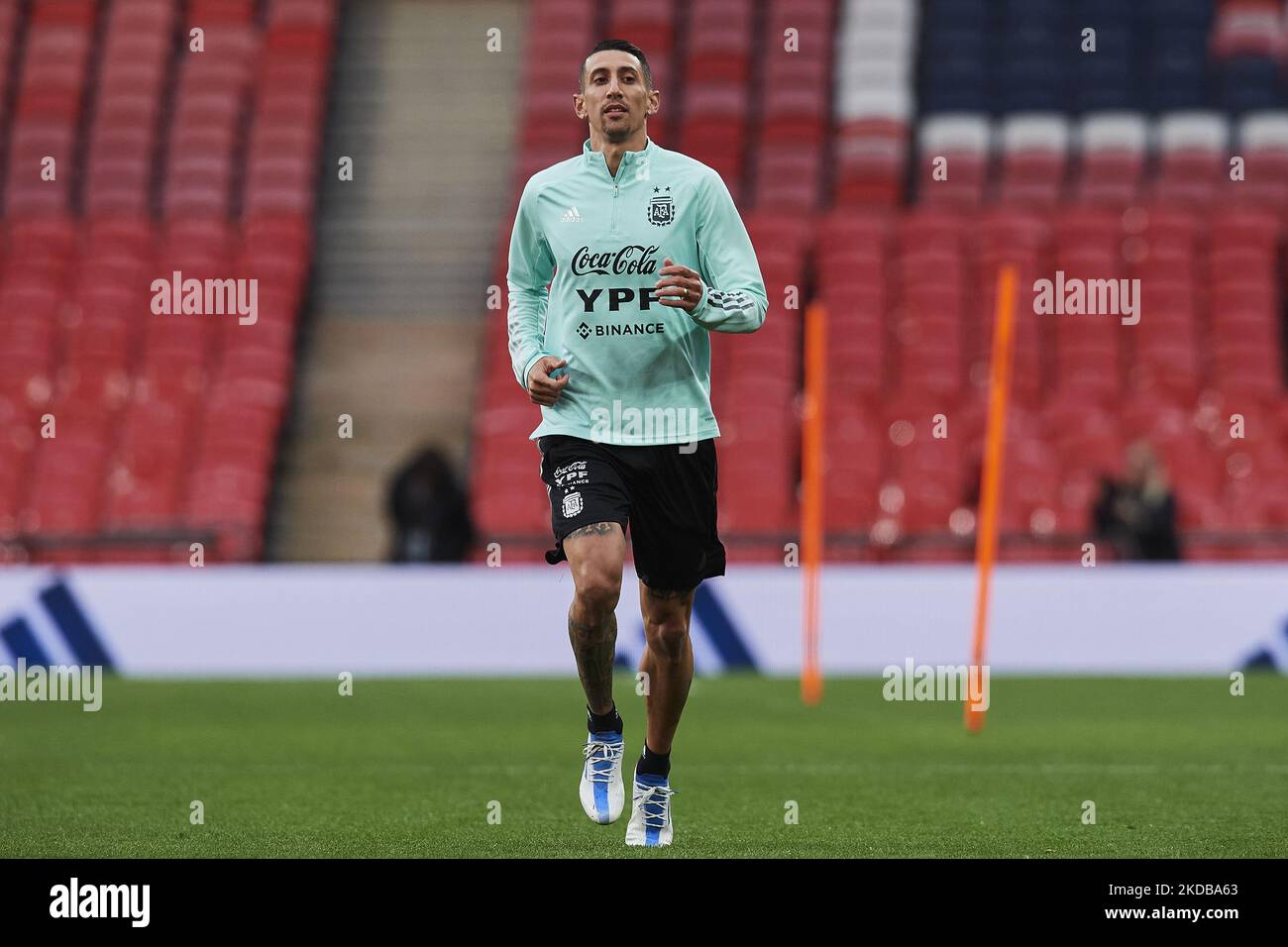 Angel Di Maria (Paris Saint-Germain) of Argentina during the Argentina ...