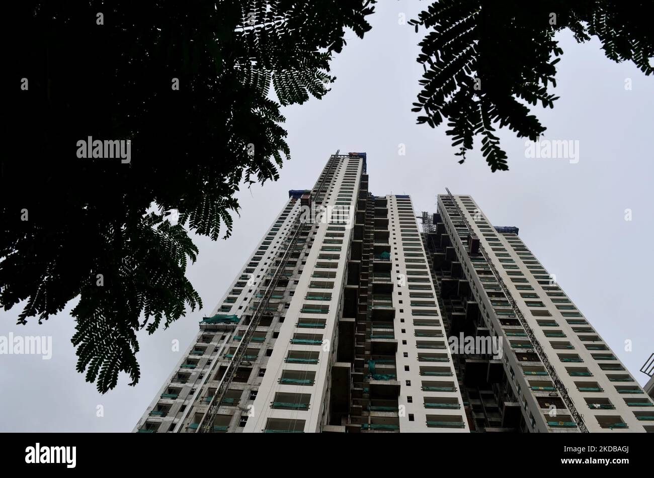 An under construction building is seen in Kolkata, India, 01 June, 2022 ...