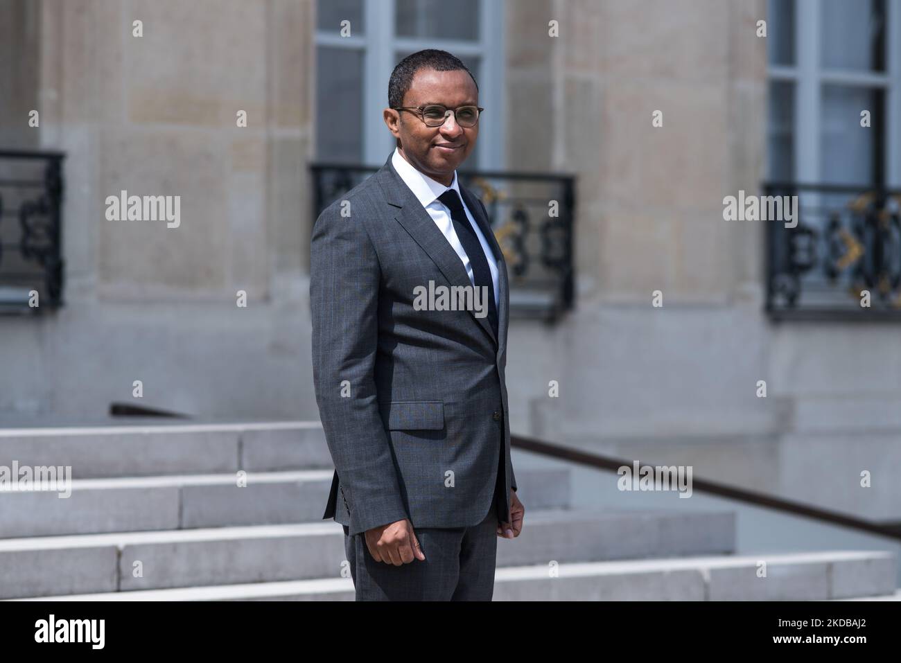 Pap Ndiaye, Minister of National Education, leaves the Elysée Palace at ...