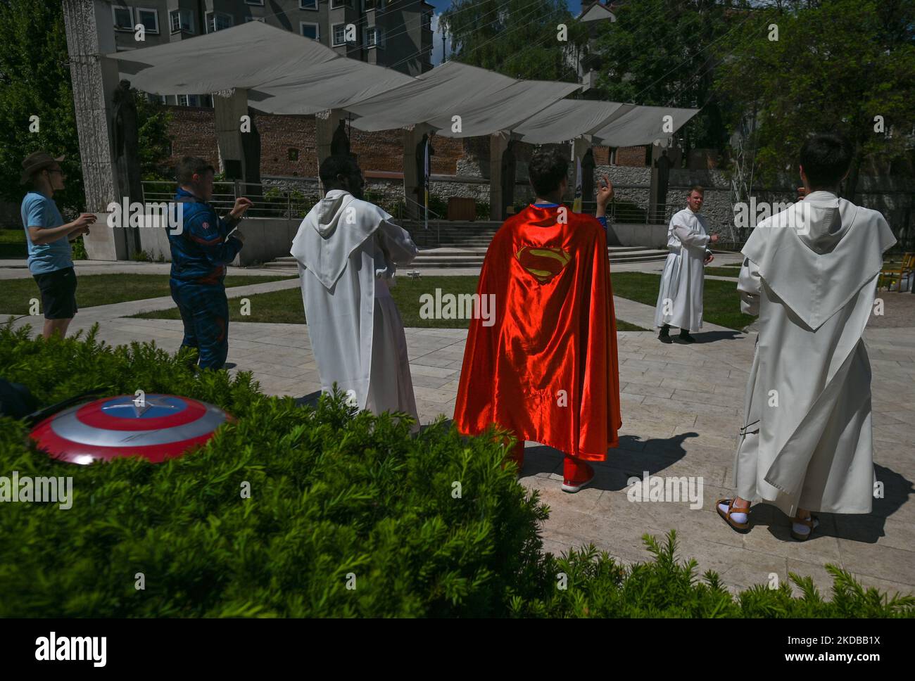 Members of the Pauline Fathers commune in Krakow and their friends ...
