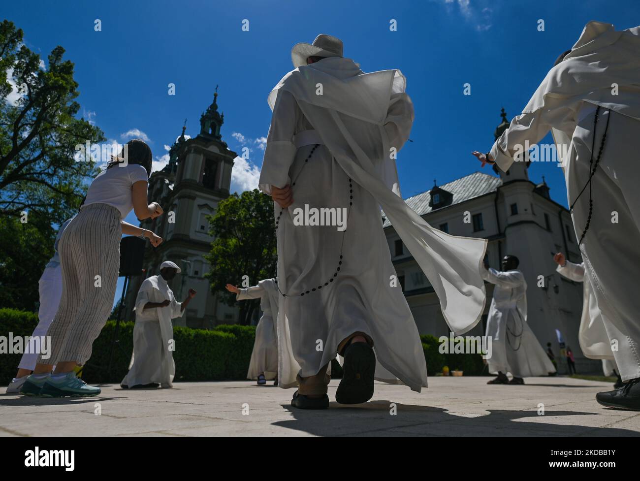 Members of the Pauline Fathers commune in Krakow and their friends ...
