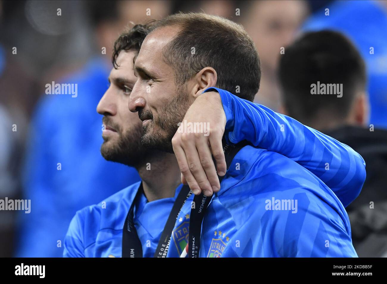 Manuel Locatelli (Juventus FC) consoles Giorgio Chiellini (Juventus FC ...