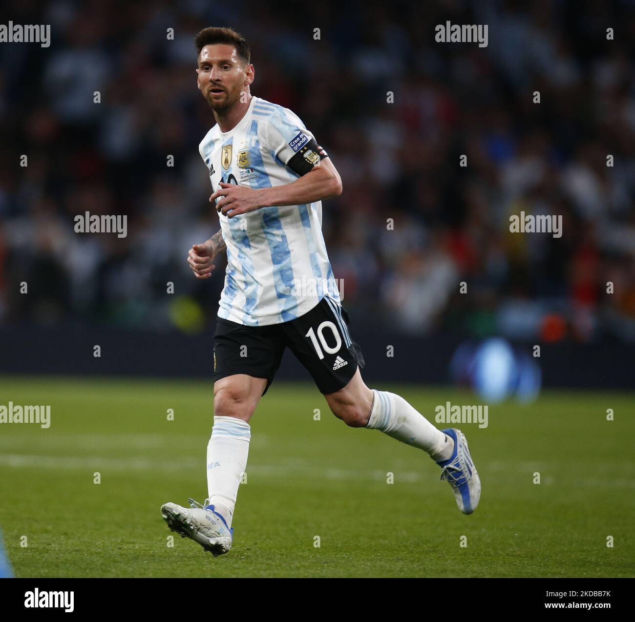 Lionel Messi of Argentina during Finalissima Conmebol - UEFA Cup of ...