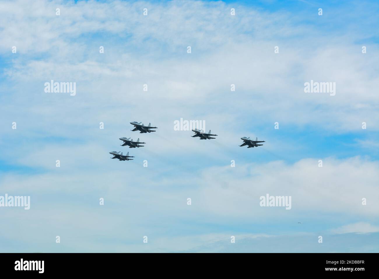 Royal Malaysian Air Force (RMAF) aircraft flying at low altitude in ...