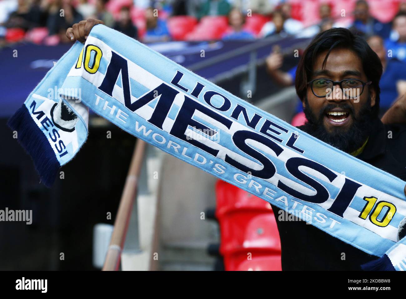 Argentina Fan during Finalissima Conmebol - UEFA Cup of Champions ...