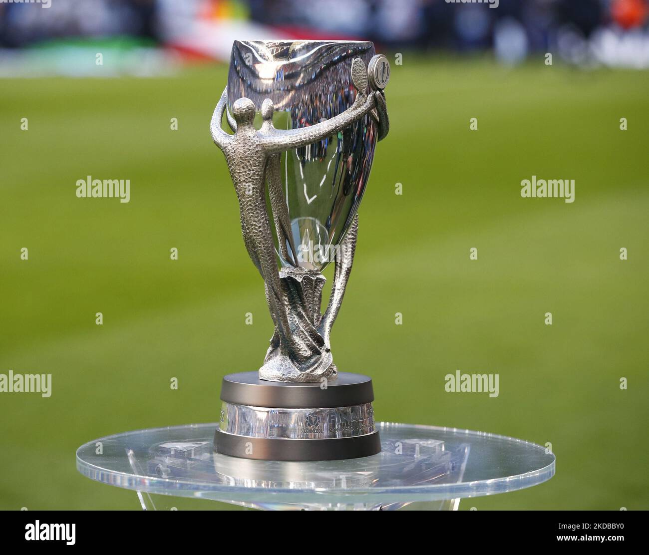 Finalissima Conmebol - UEFA Cup Trophyduring Finalissima Conmebol ...