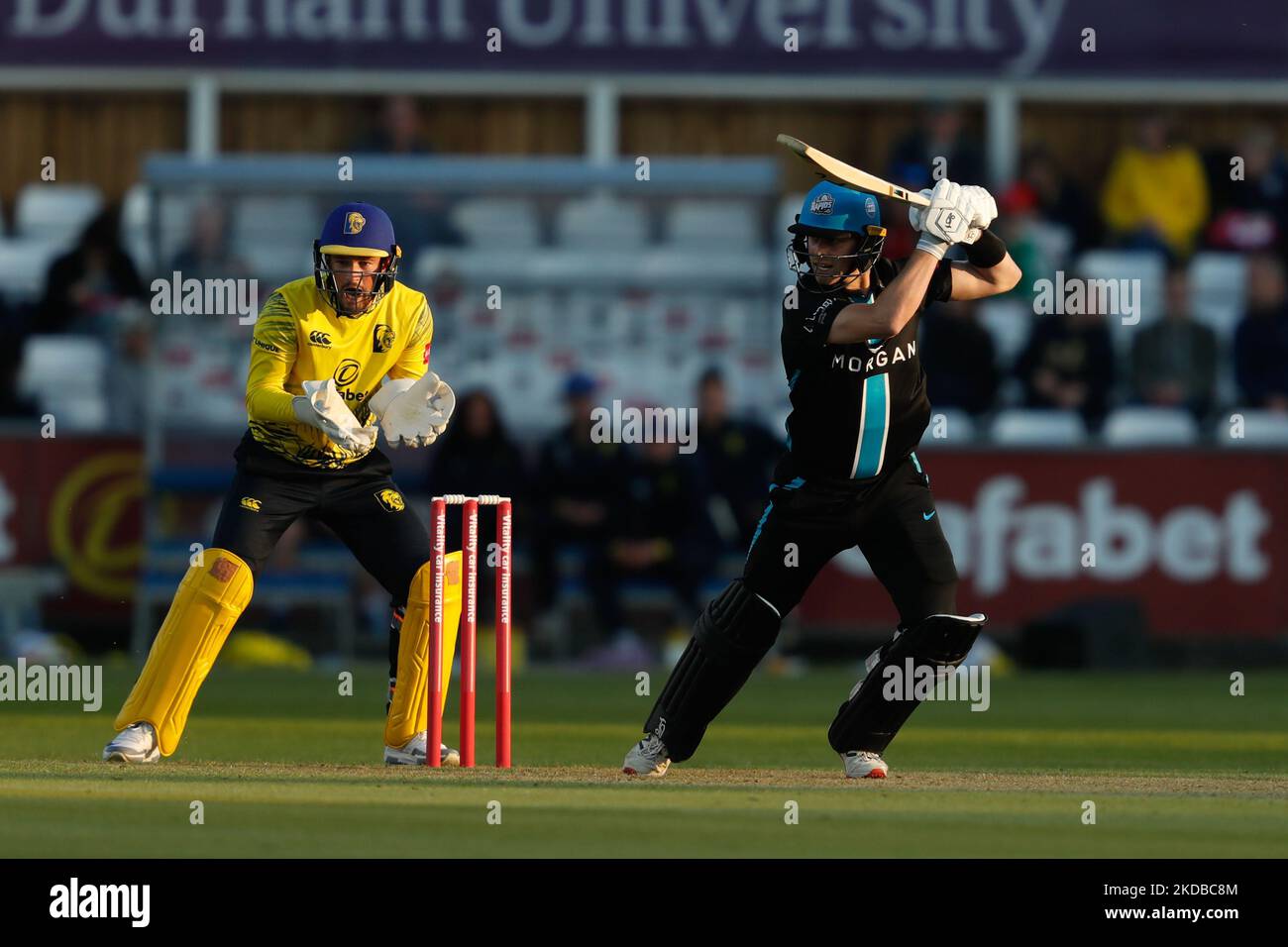 Jake Libby of Worcestershire Rapids bats during the Charlotte Edwards ...