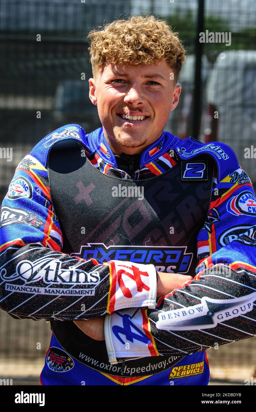 Henry Atkins guest rider for Oxford Chargers during the National ...
