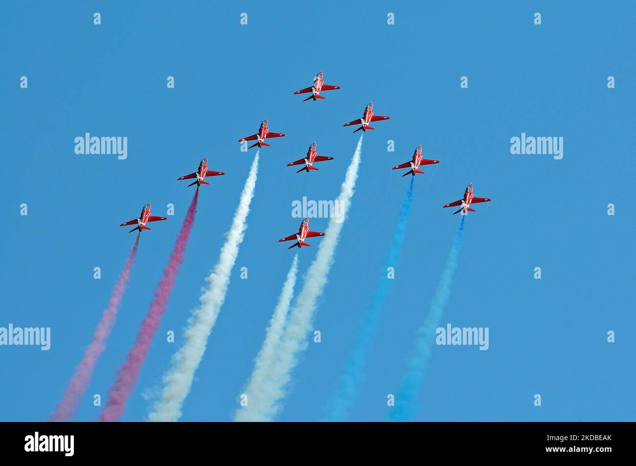 The Red Arrows Stock Photo - Alamy