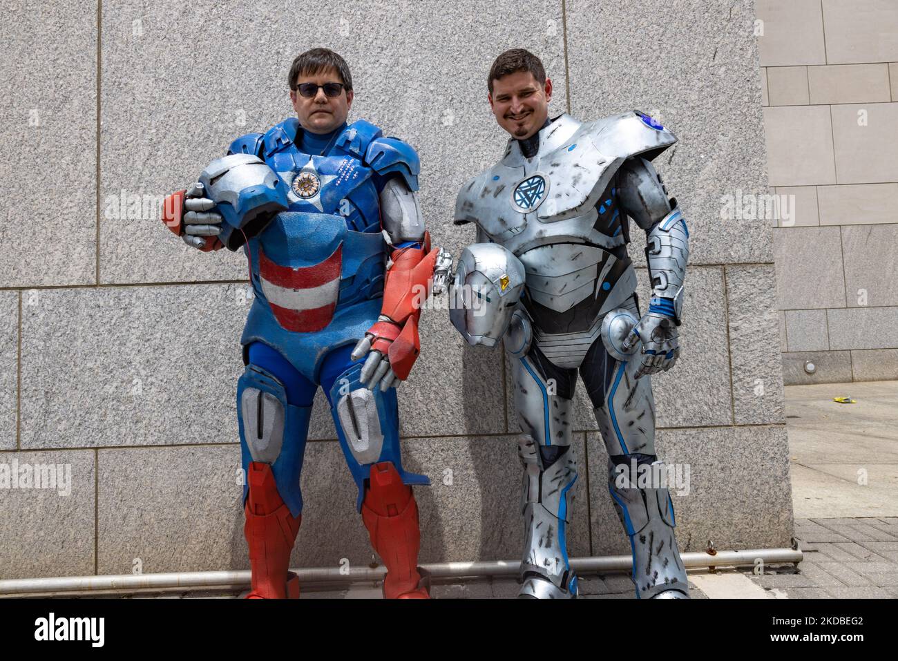 People in costume attend the 2022 Awesome Con comic convention at the ...