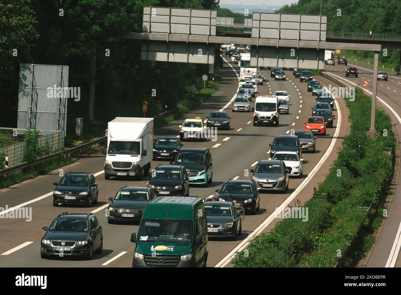 Autobahn A1 i seen ahead of Pentecost Holiday Weekend in Cologne ...