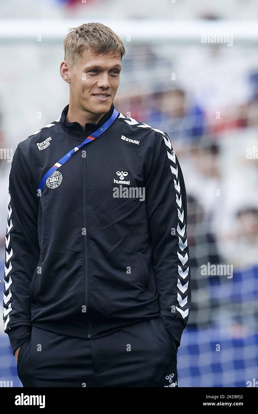 Jannik Vestergaard (Leicester City) of Denmark prior the UEFA Nations ...