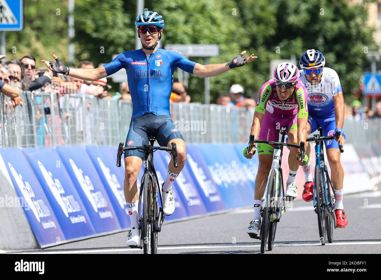 Christian Scaroni TEAM ITALY the winner of the first stage during the ...