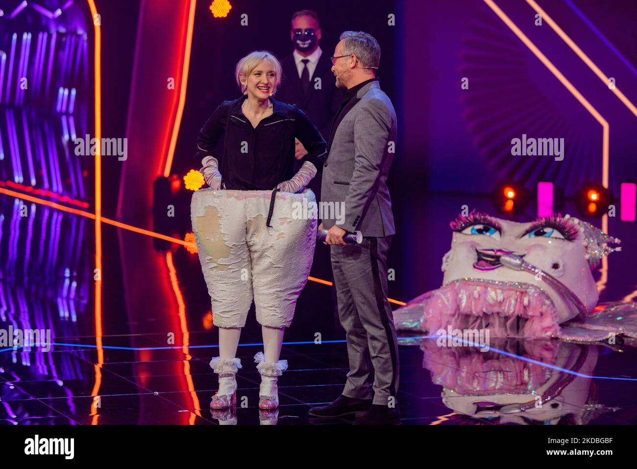 Cologne, Germany. 05th Nov, 2022. Leslie Clio, singer, performs as the ...
