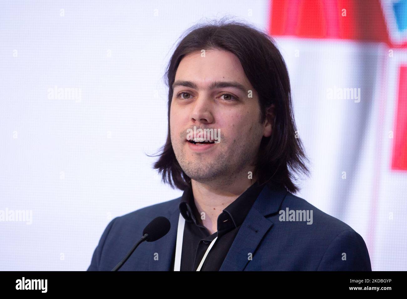 Ivan Vilibor Sincic in Warsaw, Poland on April 28, 2019 (Photo by ...