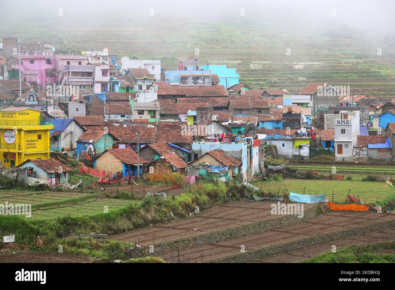 Poombarai Village in Kodaikanal, Tamil Nadu, India, on May 17, 2022 ...