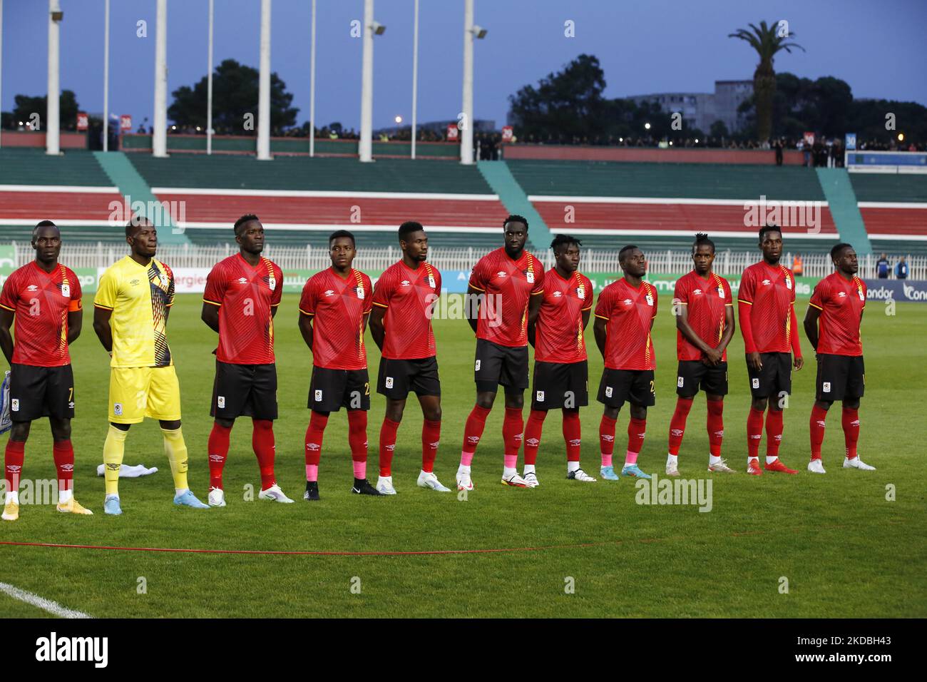Ugandan players pose for a group photo before the 2023 Africa Cup of ...
