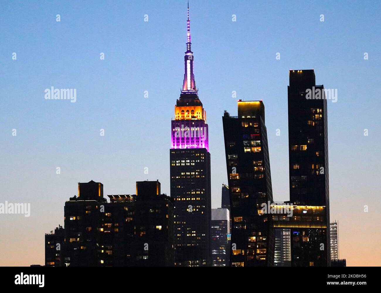 Empire state jubilee purple hi-res stock photography and images - Alamy