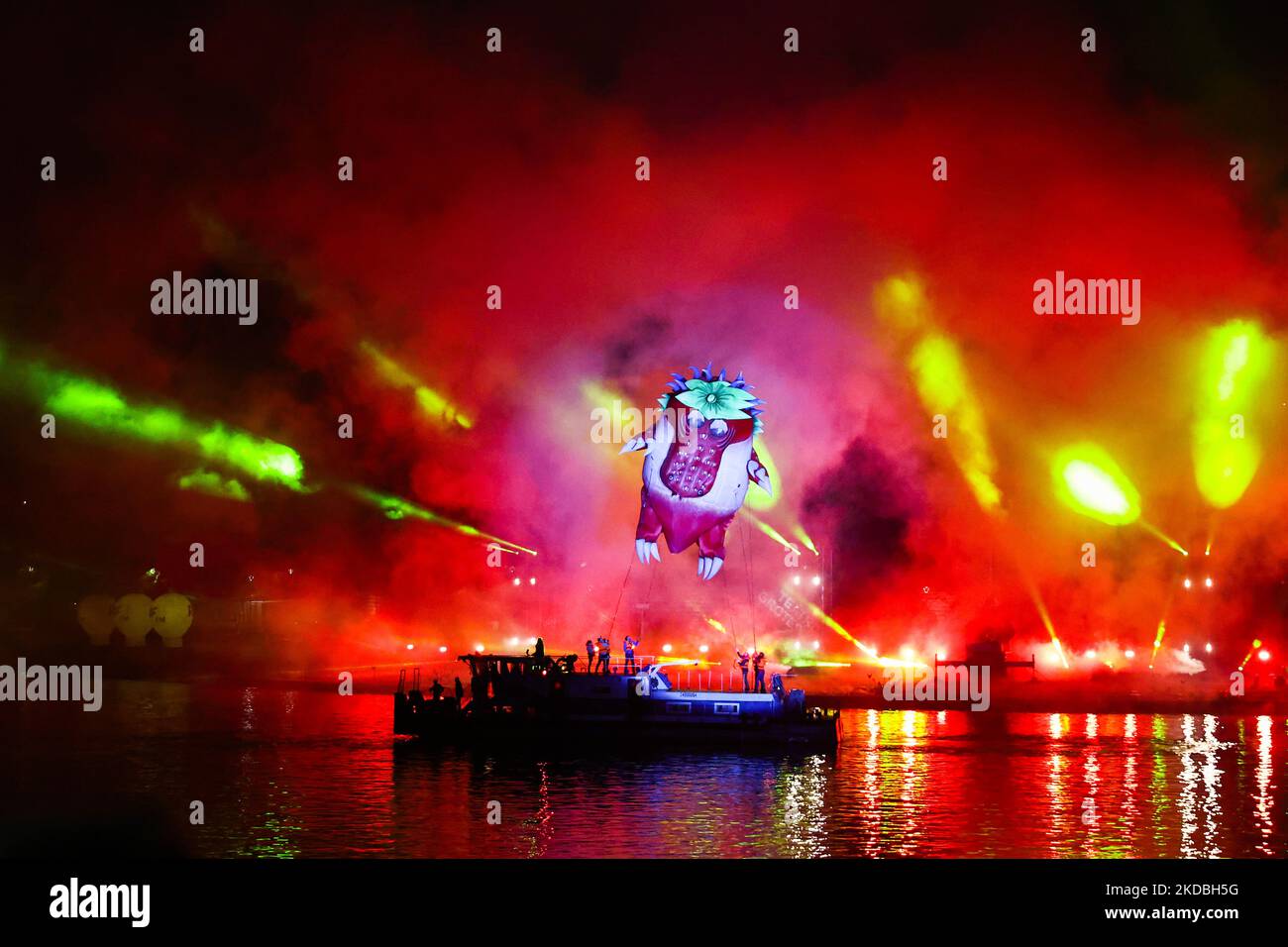 21st Great Dragon Parade in Krakow, Poland on June 4th, 2022. The ...