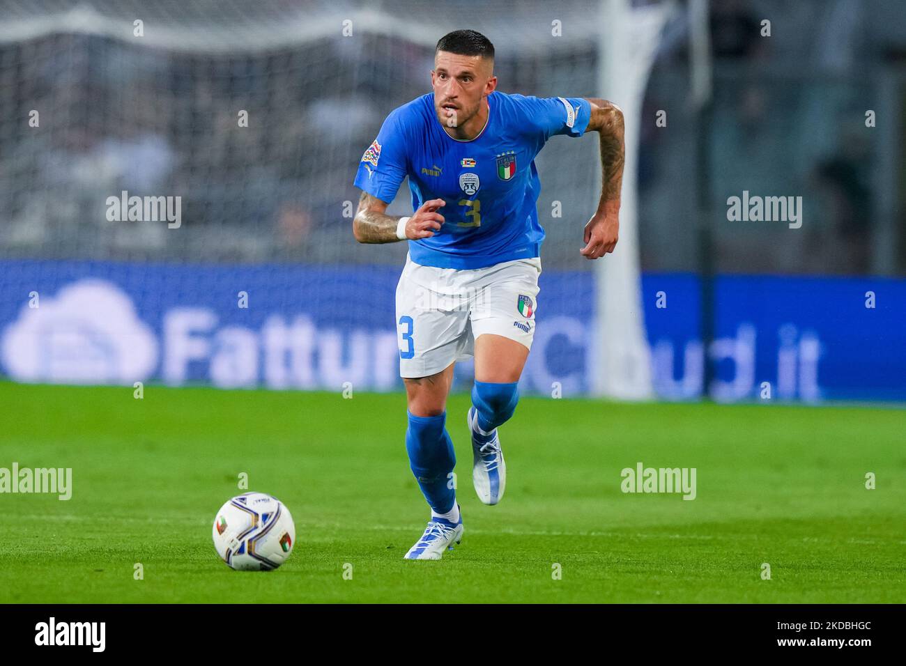 Cristiano Biraghi of Italy during the UEFA Nations League match between ...