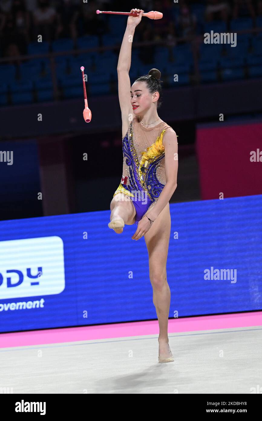 Michel Vivier (CAN) during the Gymnastics Rhythmic Gymnastics FIG World ...