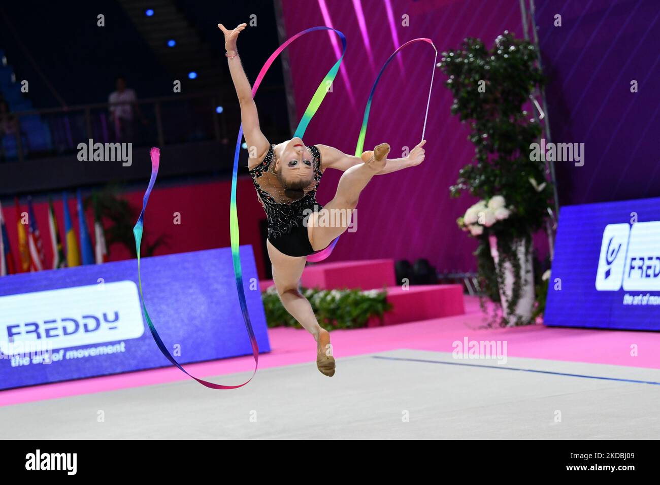Lily Ramonatkso (FRA) during the Gymnastics Rhythmic Gymnastics FIG ...