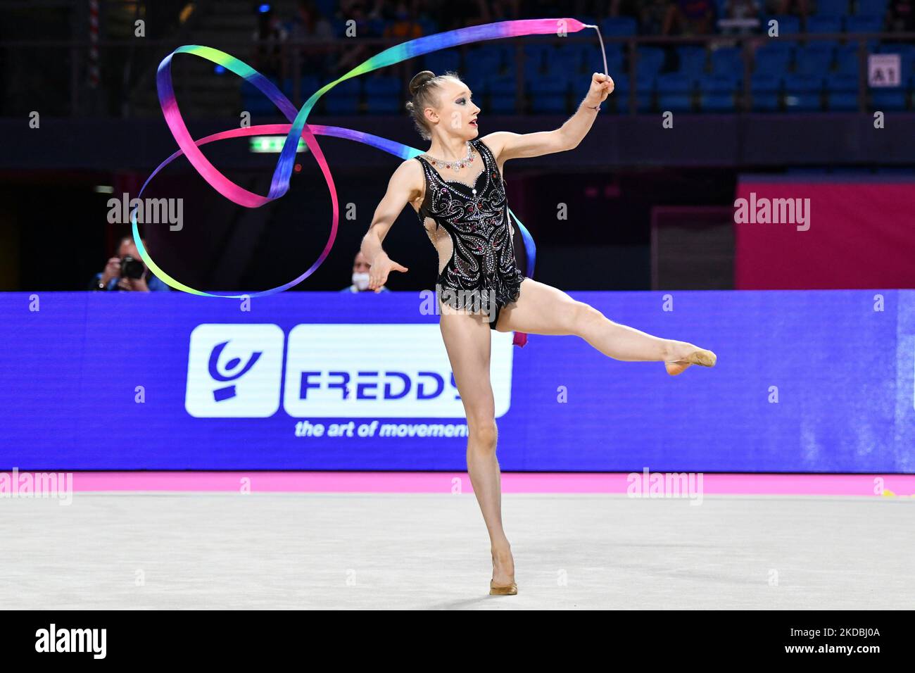 Lily Ramonatkso (FRA) during the Gymnastics Rhythmic Gymnastics FIG ...