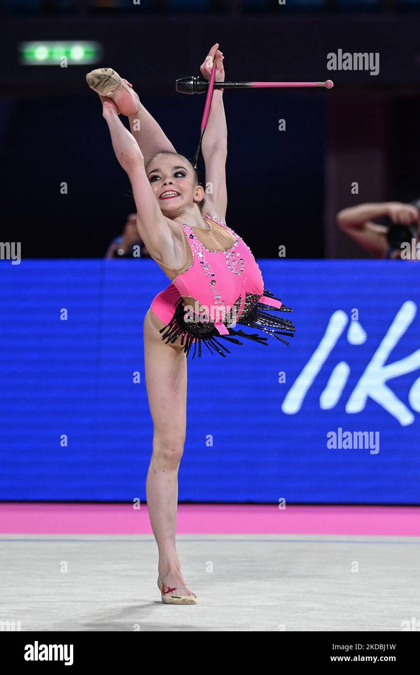 Nikolova Stiliana (BUL) during the Gymnastics Rhythmic Gymnastics FIG ...