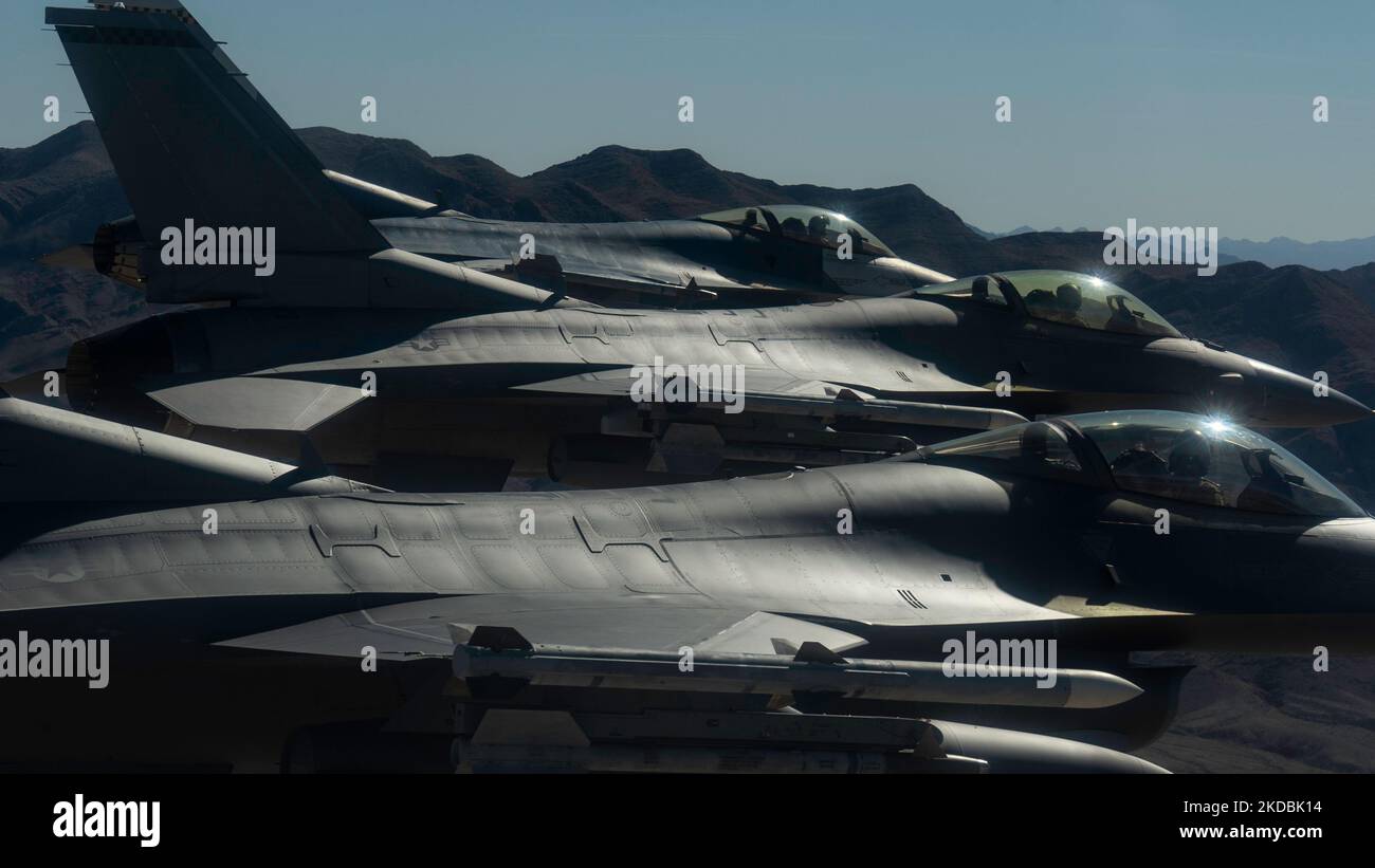 Three of the four ship formation with F-16’s assigned to the 64th ...