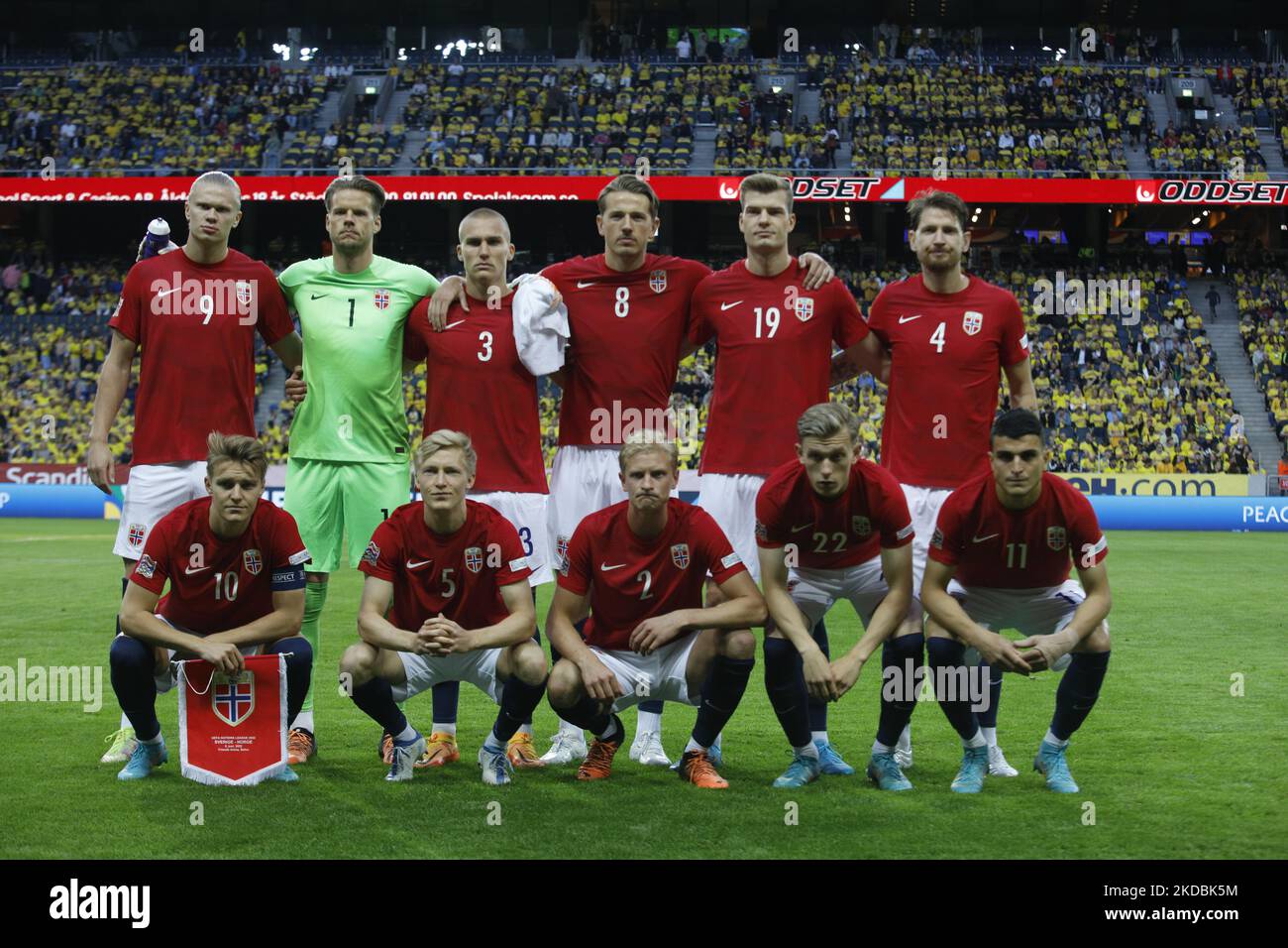 Norway National Team during the traditional photo Erling Haaland, Ørjan ...