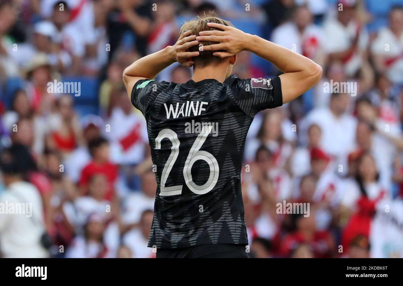 Ben Waine during the friendly match between Peru and New Zeland, played ...