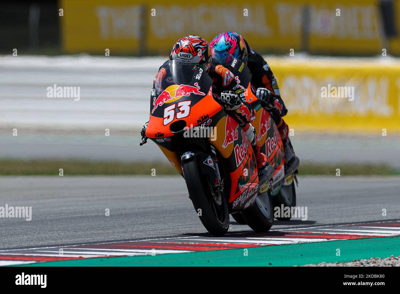 Deniz Oncu From Turkey Of Red Bull Ktm Tech3 Team With Ktm During The