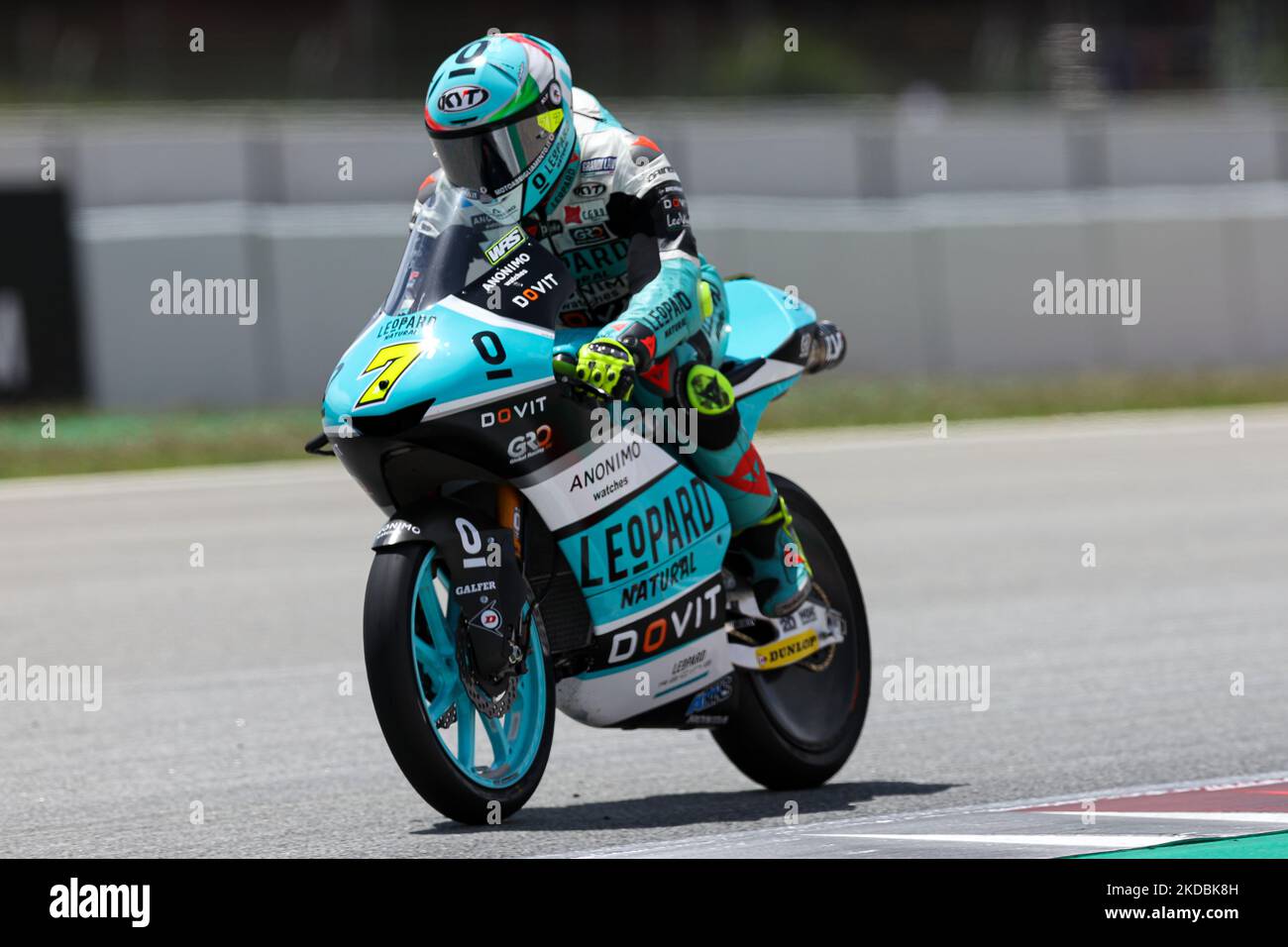 Dennis Foggia from Italy of Leopard Racing during the Moto3 free ...
