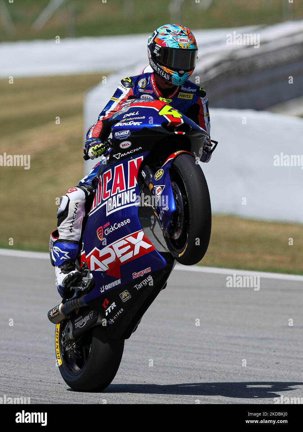 Sean Dylan Kelly from US of American Racing with Kalex during the Moto2 ...