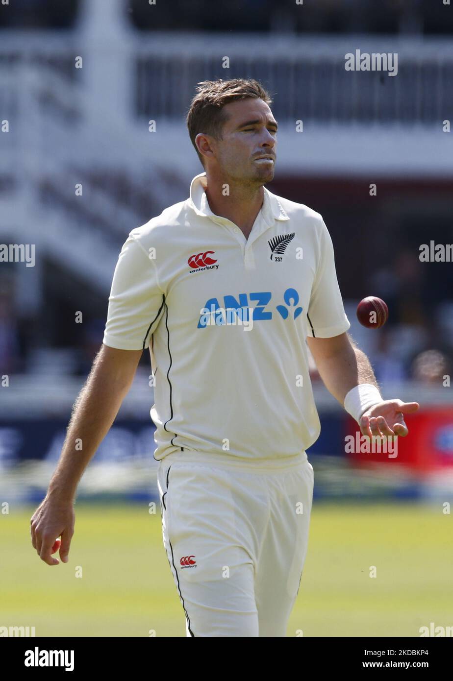 Tim Southee of New Zealand during INSURANCE TEST SERIES 1st Test, Day 3 ...