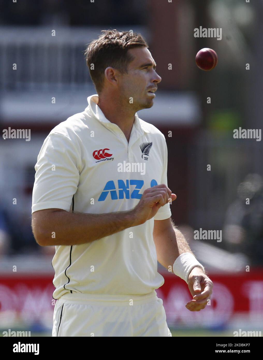 Tim Southee of New Zealand during INSURANCE TEST SERIES 1st Test, Day 3 ...