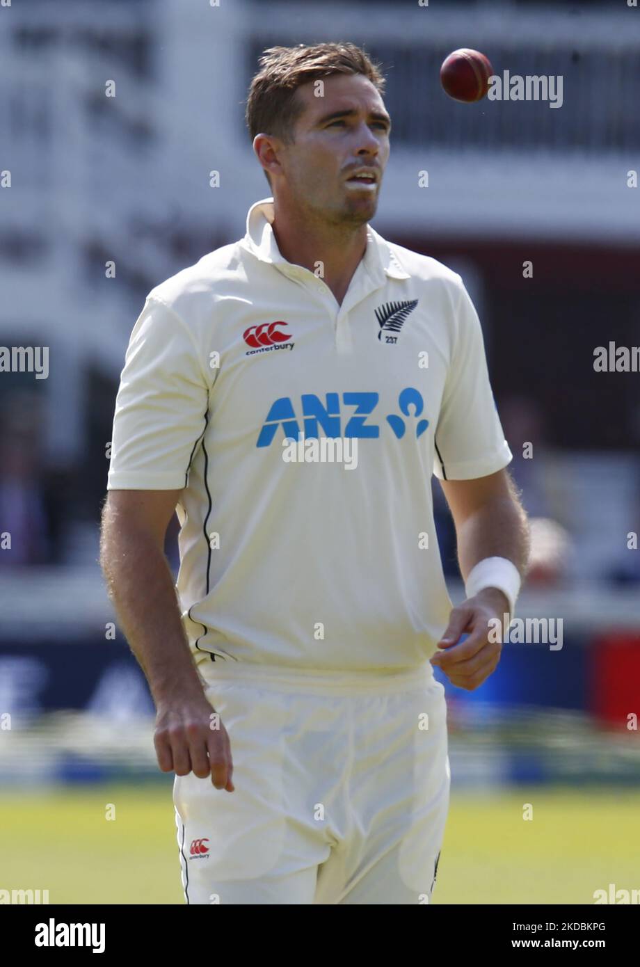Tim Southee of New Zealand during INSURANCE TEST SERIES 1st Test, Day 3 ...